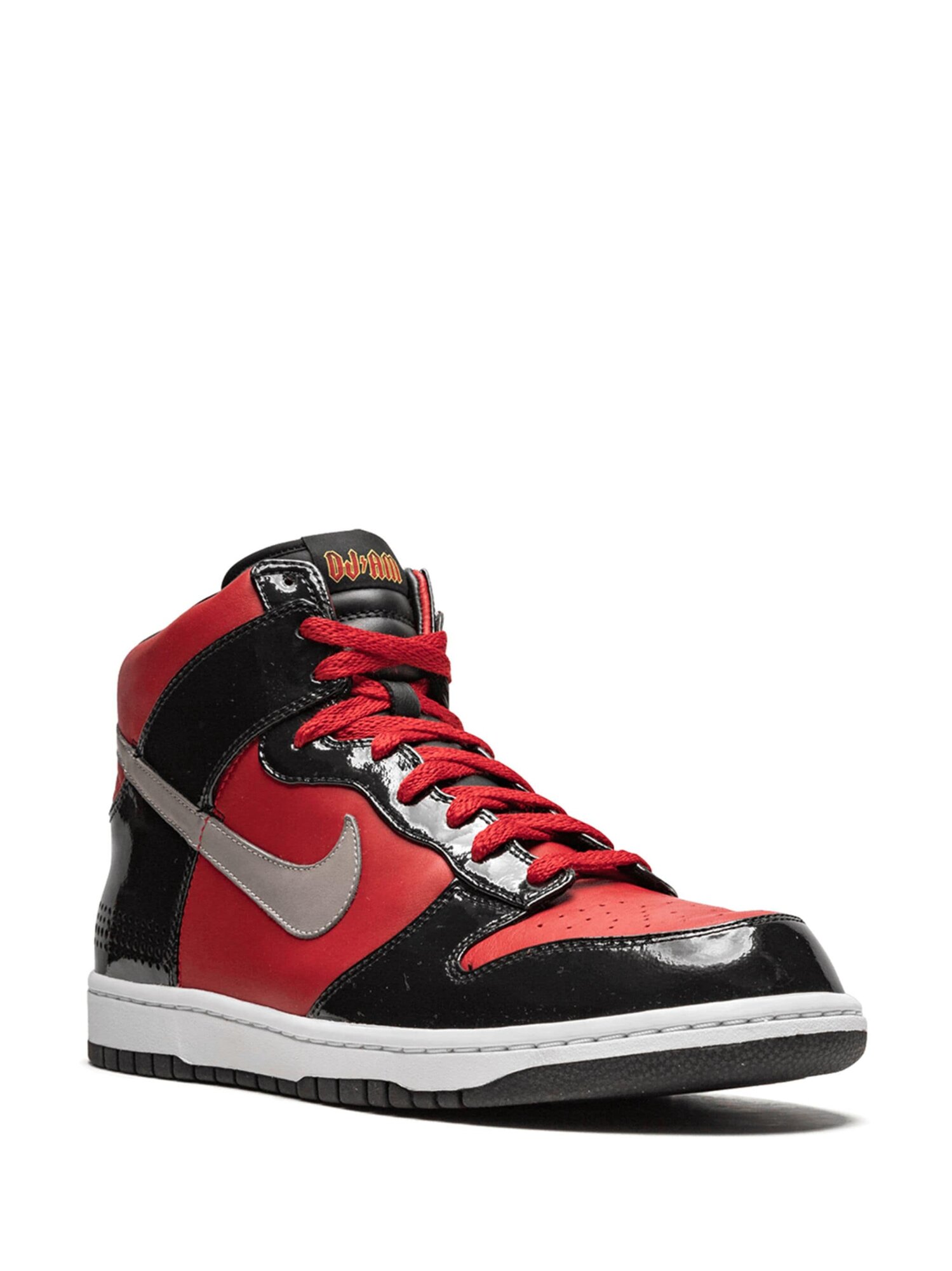 Кроссовки NIKE Dunk High Premium, размер 12.5 US, red — фото 1