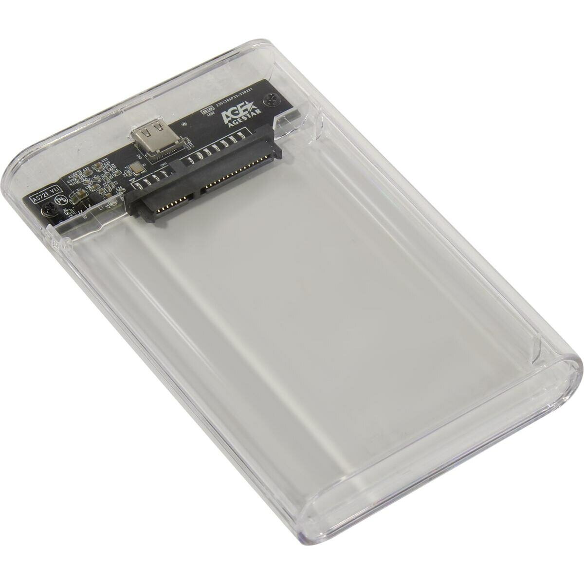 AgeStar <3UB2P6C> (Внешний бокс для 2.5" SATA HDD, USB-C 3.2)