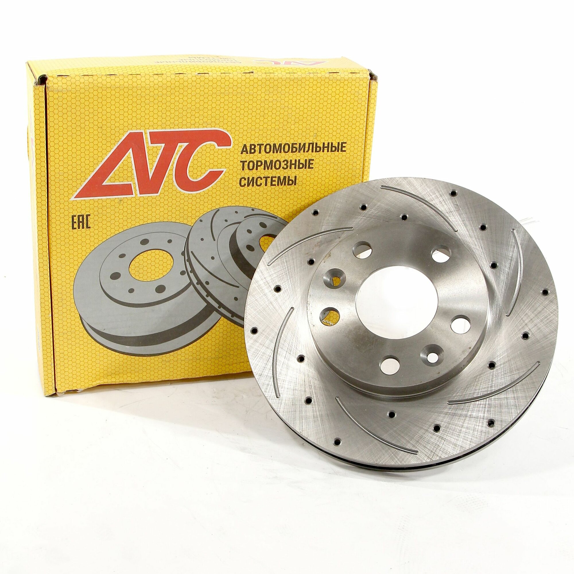 Тормозной диск ATC 2501-05, для Renault Duster SPORT, передний, диаметр 269 мм, серый