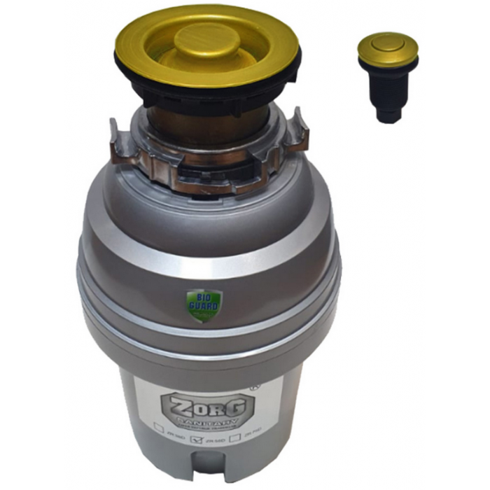 Измельчитель пищевых отходов ZORG (ZR-75 D BRONZE) бронзовый