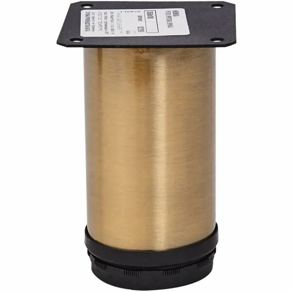 Ножка круглая ⌀50 мм высота 100-120 мм бронза