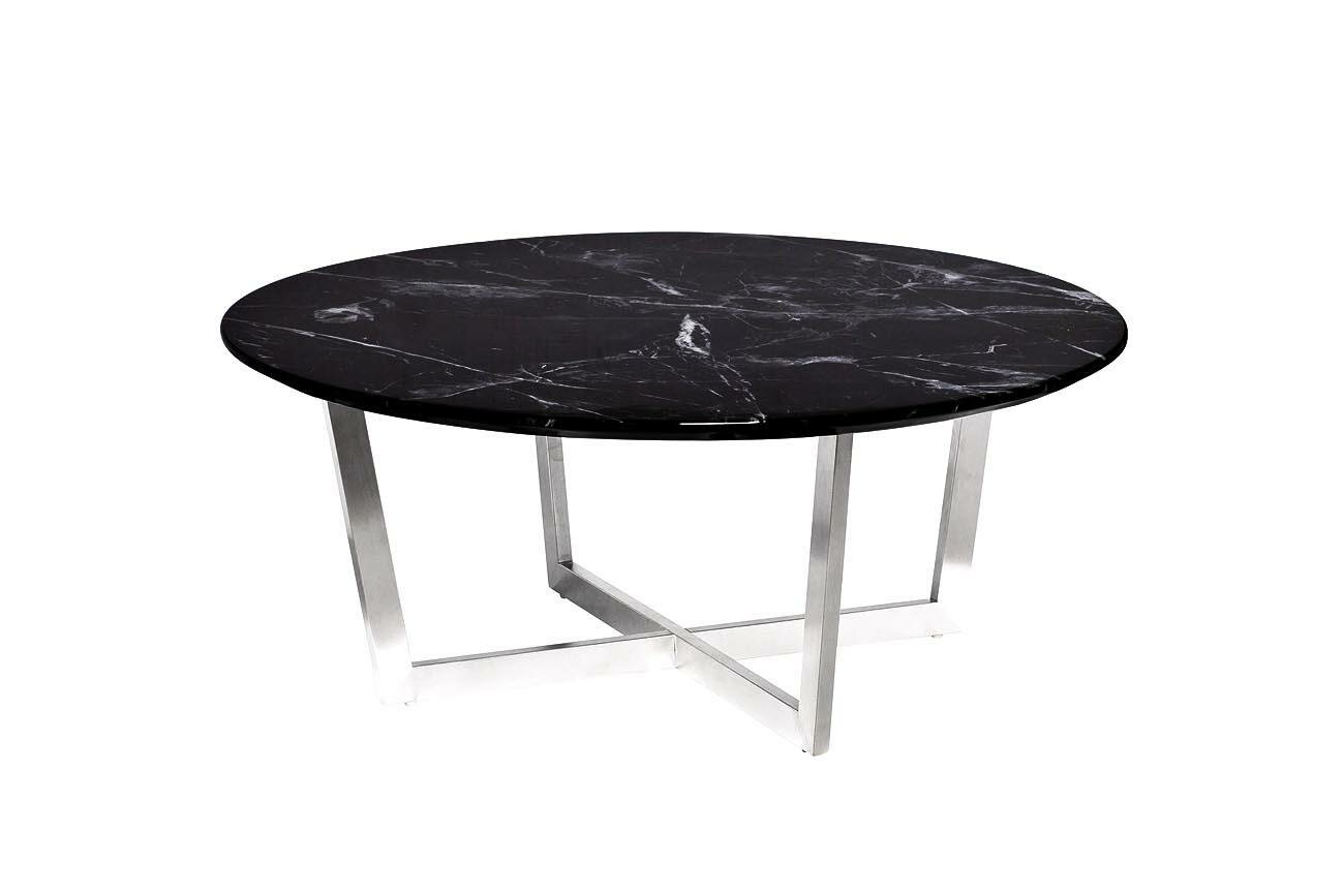 Стол журнальный Garda Decor 33FS-CT2029-BS Стол журнальный Черный (Nero) d100х40,6 см арт. 33FS-CT2029-BS
