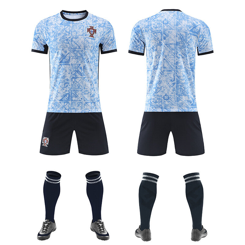 Форма футбольная, для Чемпионата Европы, размер XS, цвет Португалия в гостях