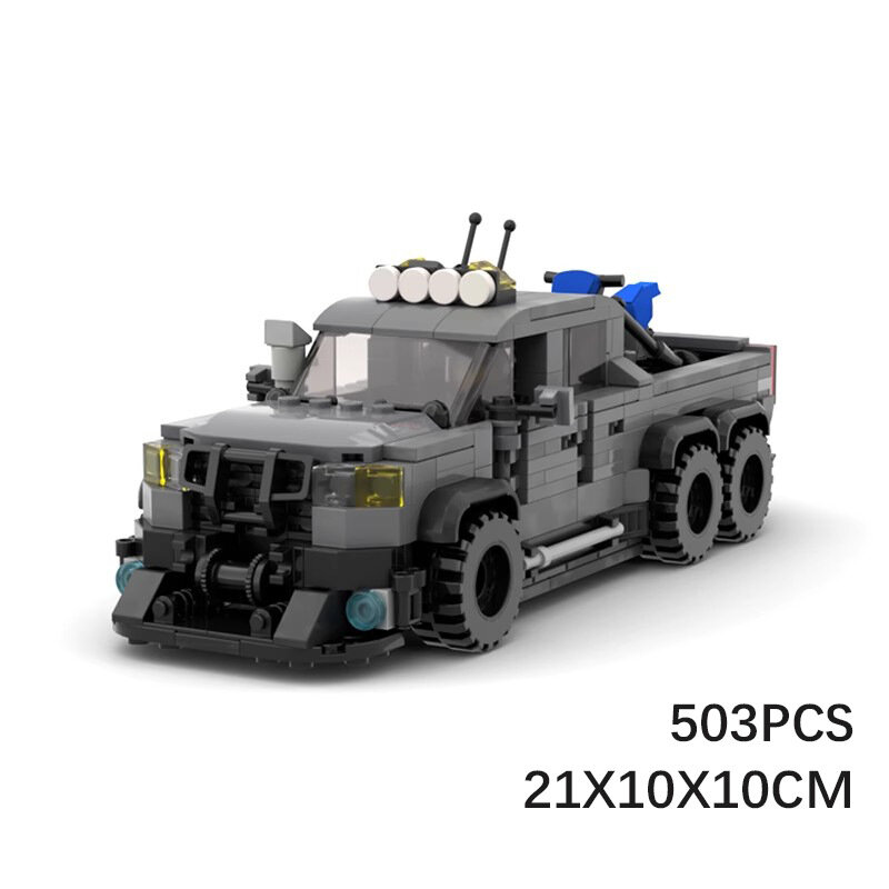 Набор MOC, американский сериал Speedy 60 Seconds Ford Raptor, модель автомобиля-головоломки, строительные блоки
