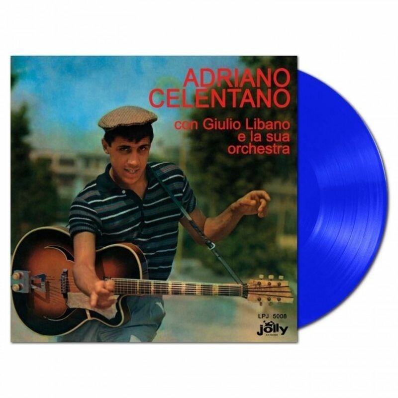 ADRIANO CELENTANO - Con Giulio Libano E La Sua Orchestra, (LP, Limited Edition, Transparent Blue Vinyl) Виниловая Пластинка