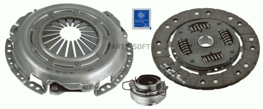 3000950902 SACHS Комплект сцепления TOYOTA: HIACE II Wagon 83-89 , HIACE II фургон 83-89 , HIACE III Wagon 89-95 , HIACE III фургон 89-95 , HIACE IV Wagon 95-, HIACE IV фургон 95-,