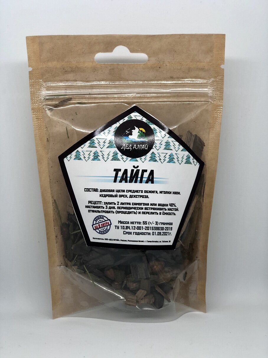 Набор для настаивания Тайга Дед Алтай 3 шт в комплекте
