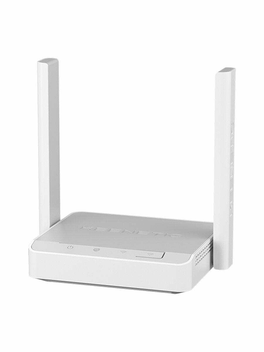 Роутер Keenetic Launcher KN-1221 WiFi 4 N300 с портами 100 Мбит/с, поддержка Mesh, портом USB