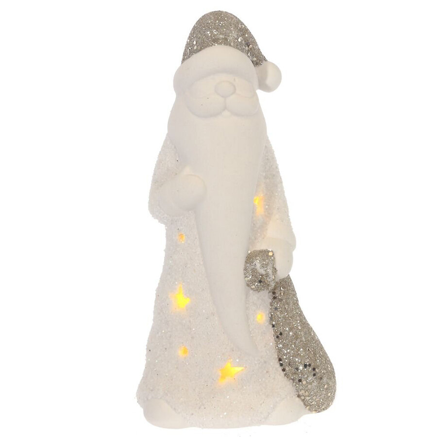 Фигурка декоративная Дед Мороз Remecoclub, фарфор, 16x8x6 см