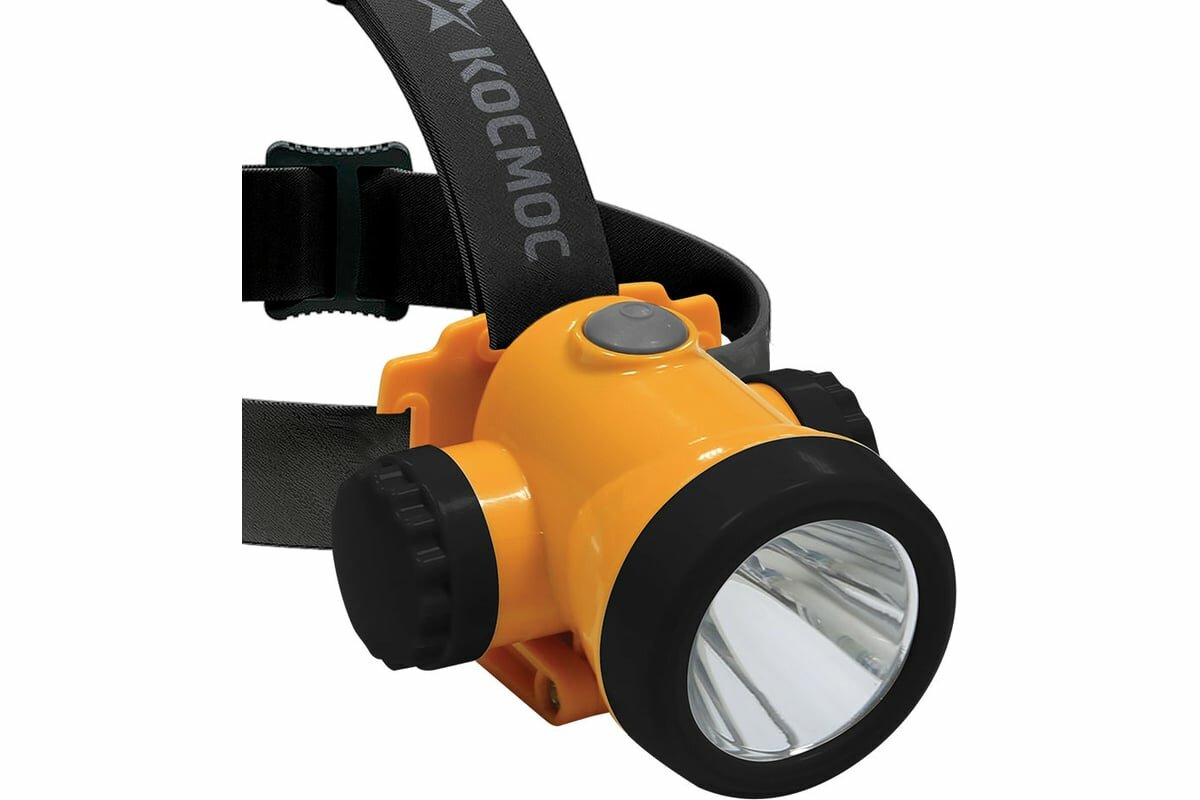 Космос Фонарь налобный аккумуляторный 3W LED , Li-ion аккумул KOCH3WLi-On