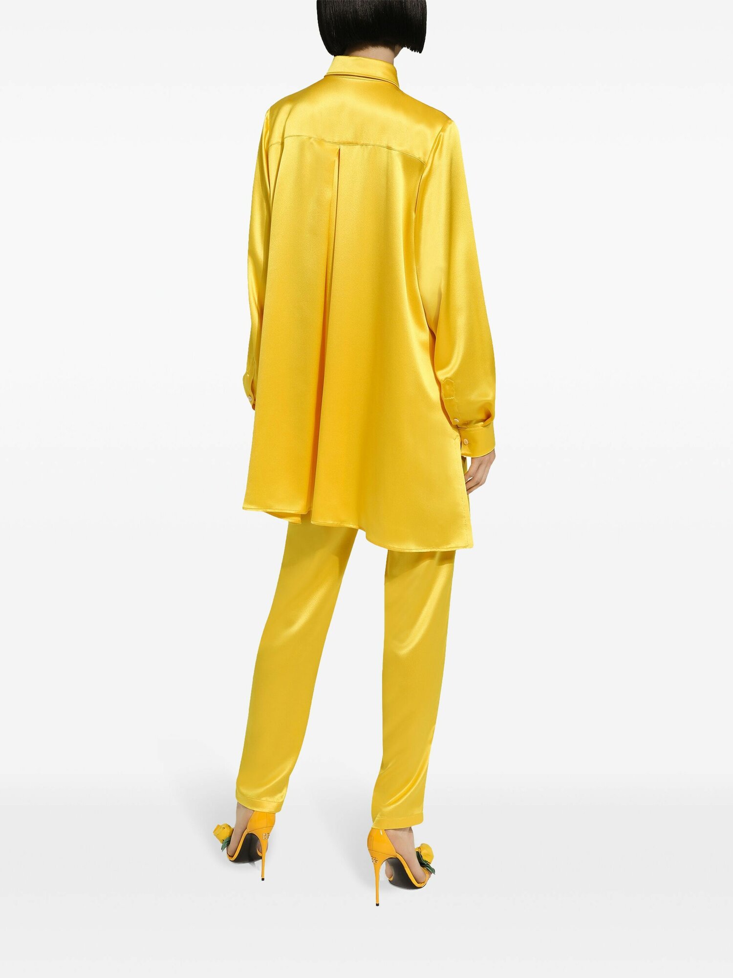 Рубашка DOLCE & GABBANA, размер 40, yellow — фото 1