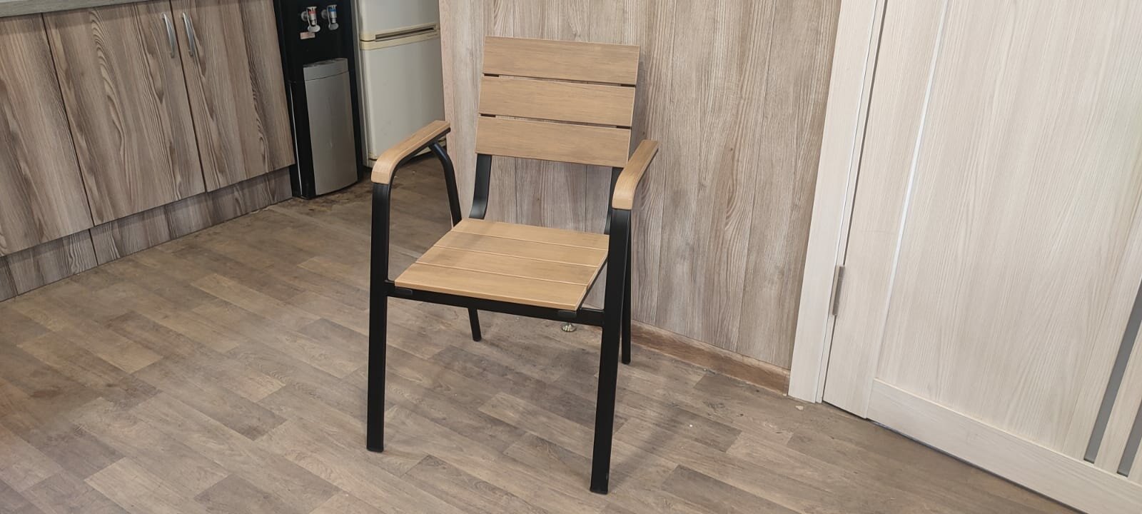 Кресло Мир Дачника "Поливуд-5", алюминий, древесно-полимерный композит, тик