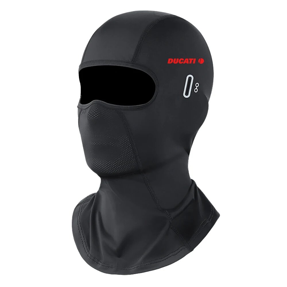 Мотобалаклава Ducati черная, защита от солнца