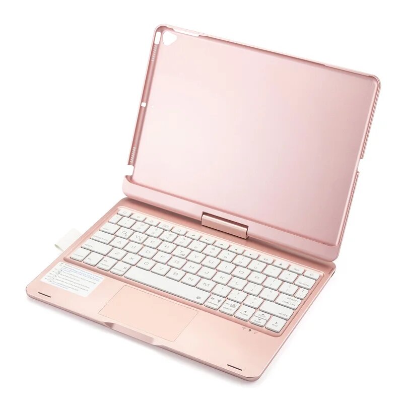 Чехол с сенсорной клавиатурой BMAD для iPad 9/8/7 iPad Pro Air 3 10.5, RG Backlit, Испанский