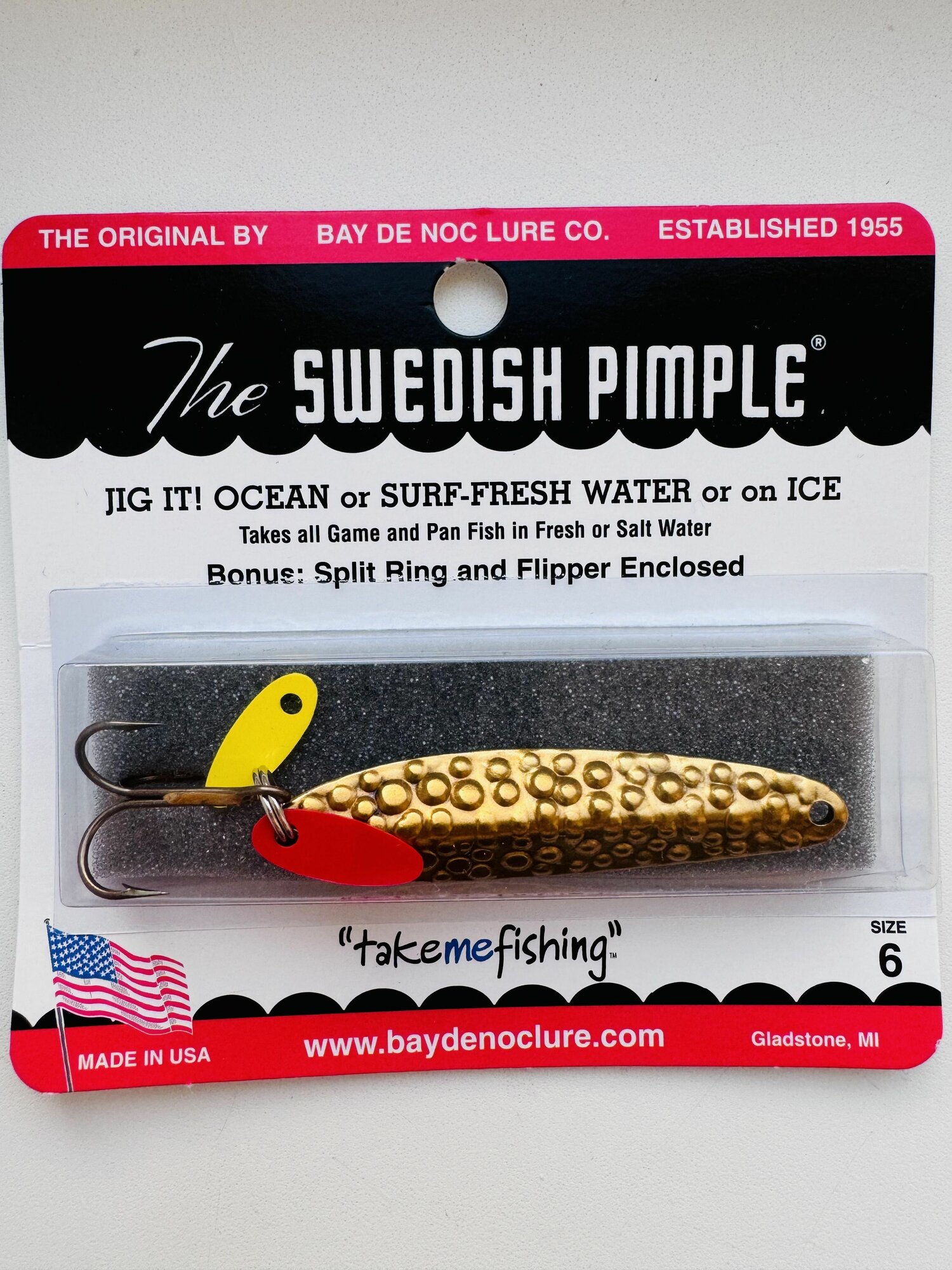 Блесна зимняя The Swedish Pimple 6