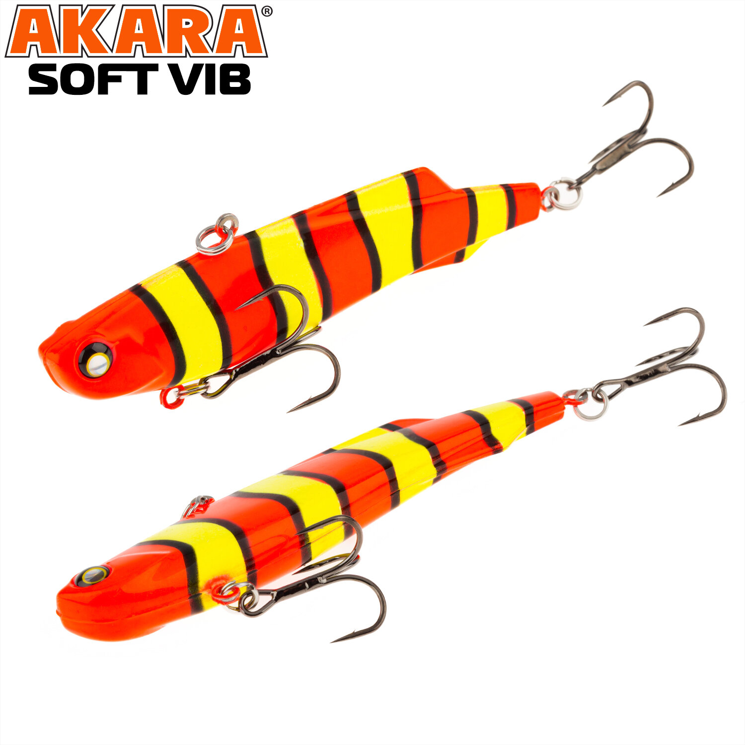 Воблер Akara раттлин Soft Vib 105 мм 38 гр. A70
