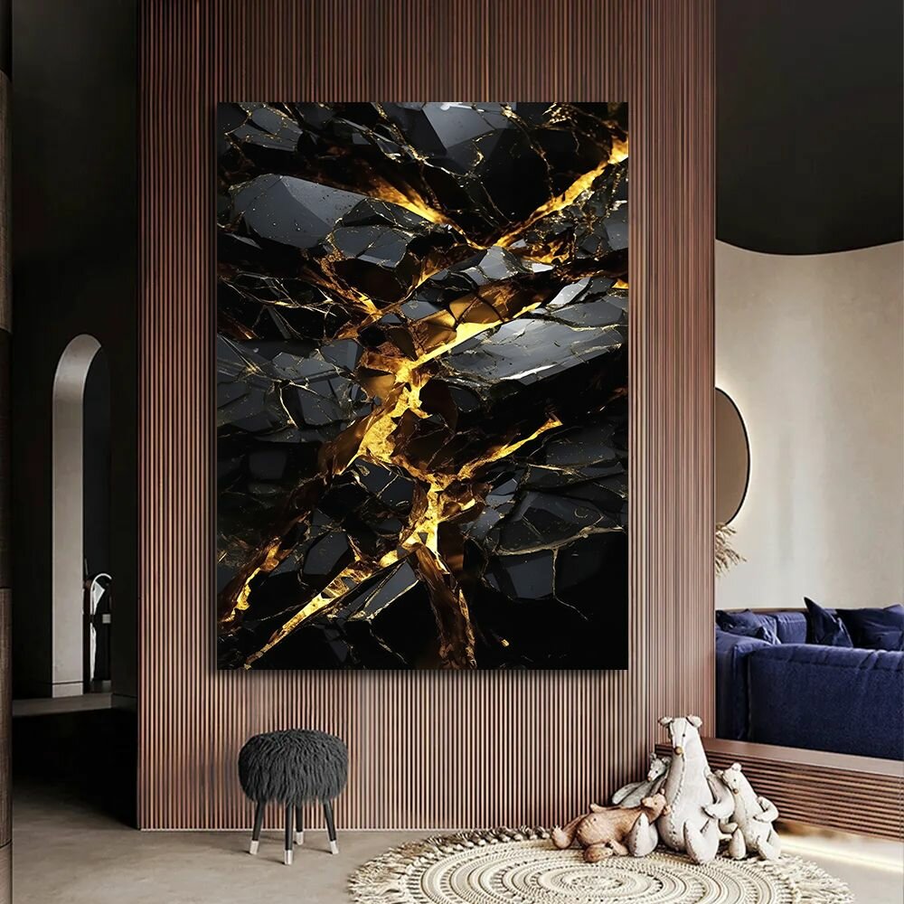 Картина абстракция ВсеКартины. Тут, холст, на подрамнике, 50x70 см