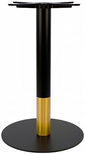 Подстолье 2101EM STOOL MARKET золотой, черный, круглое основание