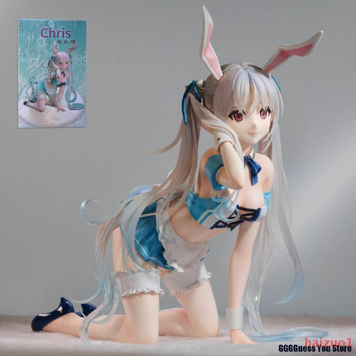 Аниме фигурка Chris Aqua blue Native 24cm