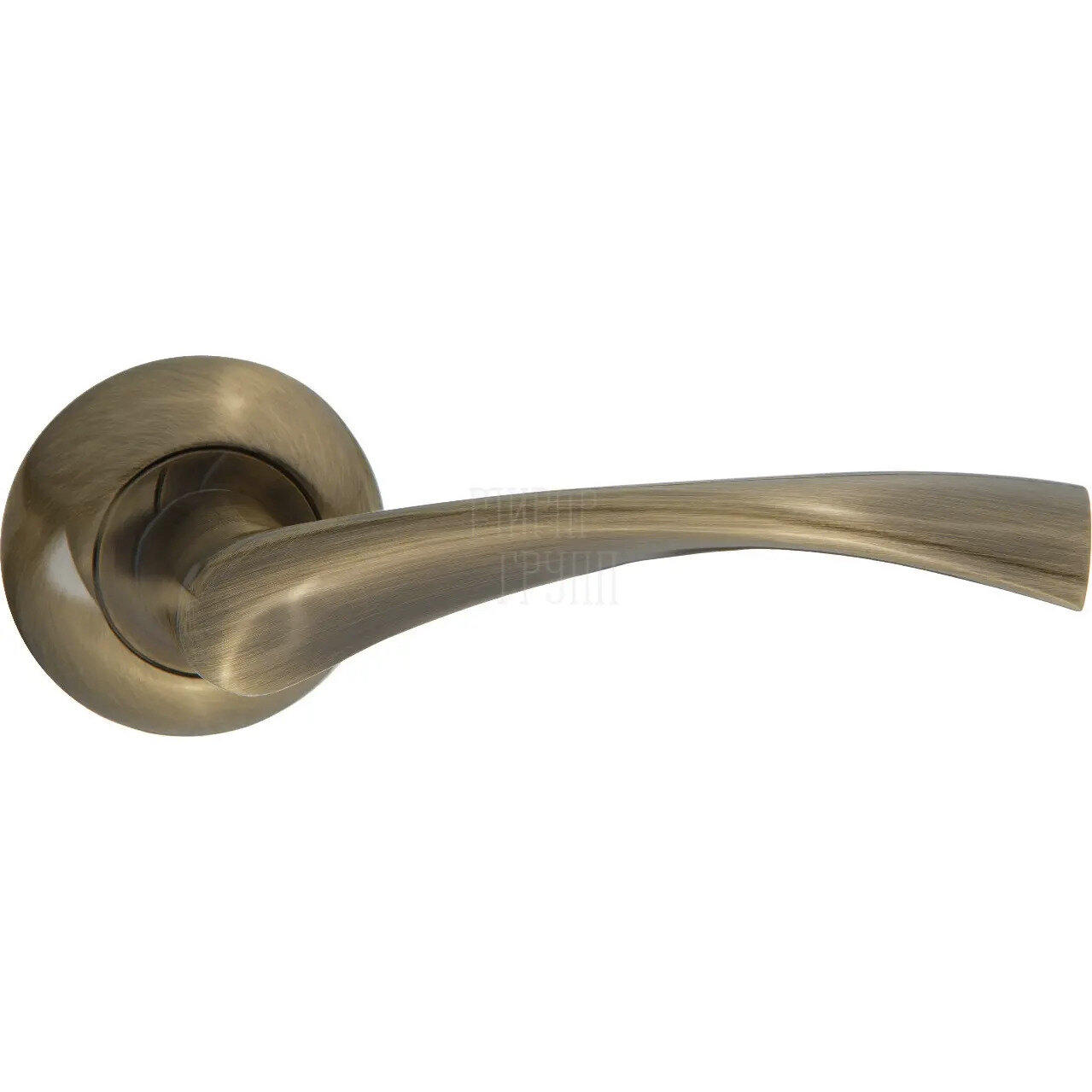 Дверные ручки Puerto (Пуэрто) INAL 506-08 на круглой розетке античная бронза