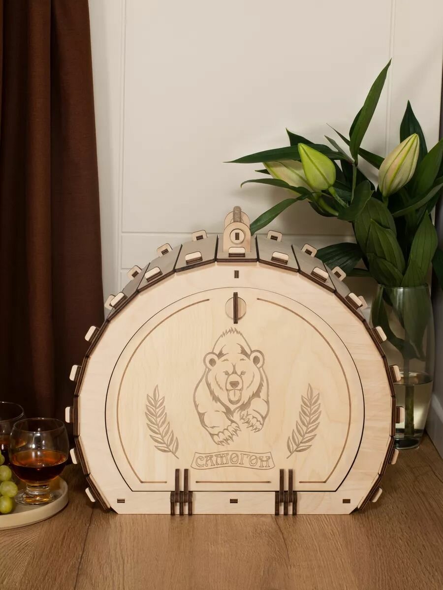 Мини бар Бочка "Медведь"