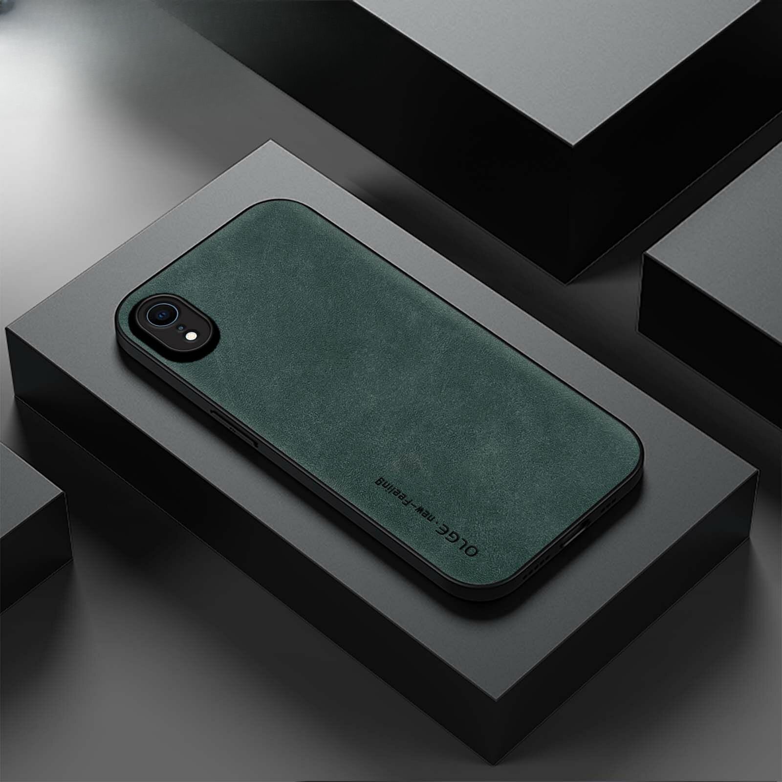 Роскошный кожаный чехол для смартфона Apple iPhone XR(на Айфон XP) защитный чехол