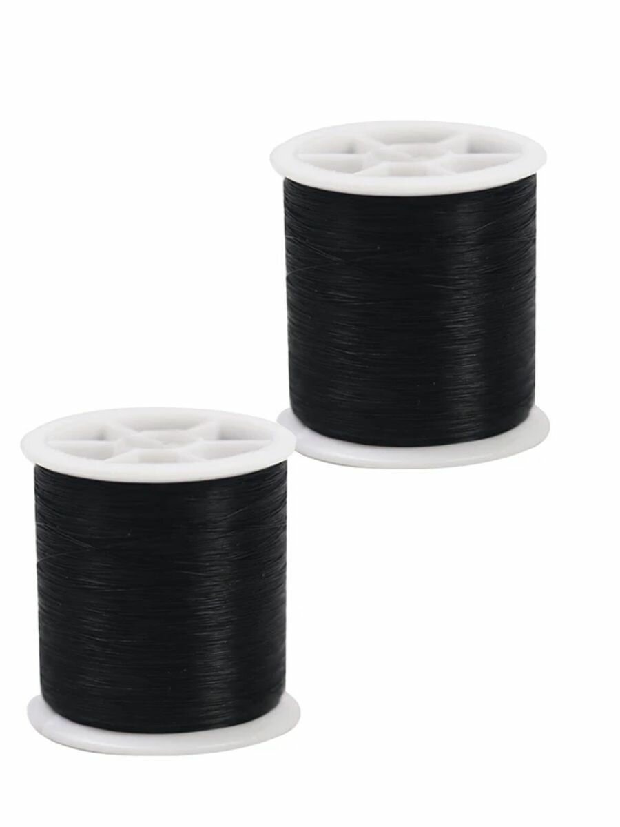 Мононить 0.15 мм 100% нейлон 2 шт. по 250 м (цвет - черный)