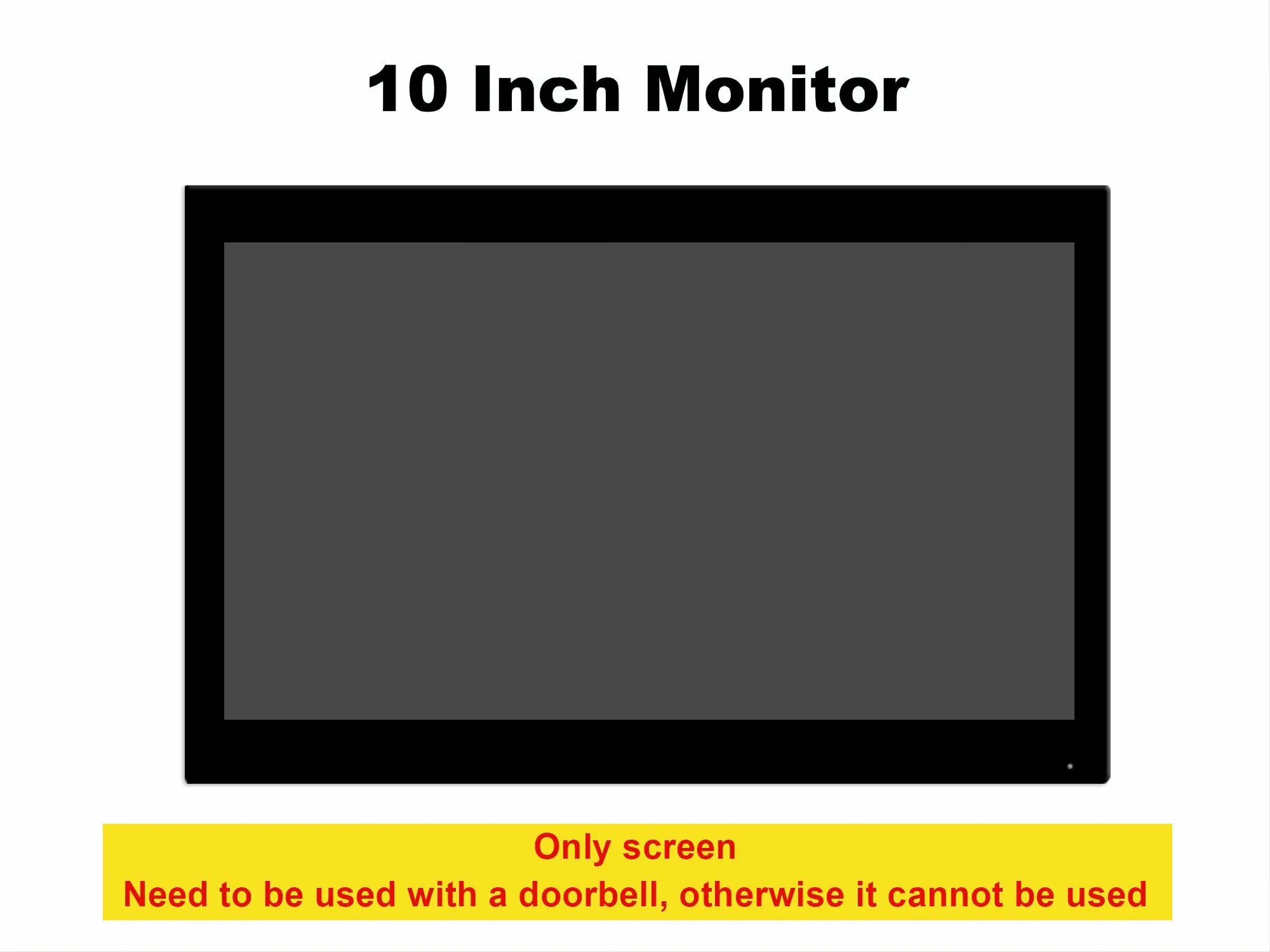 ANJIELO TUYA Smart 1080P 10-дюймовый видеодомофон 10inch Black