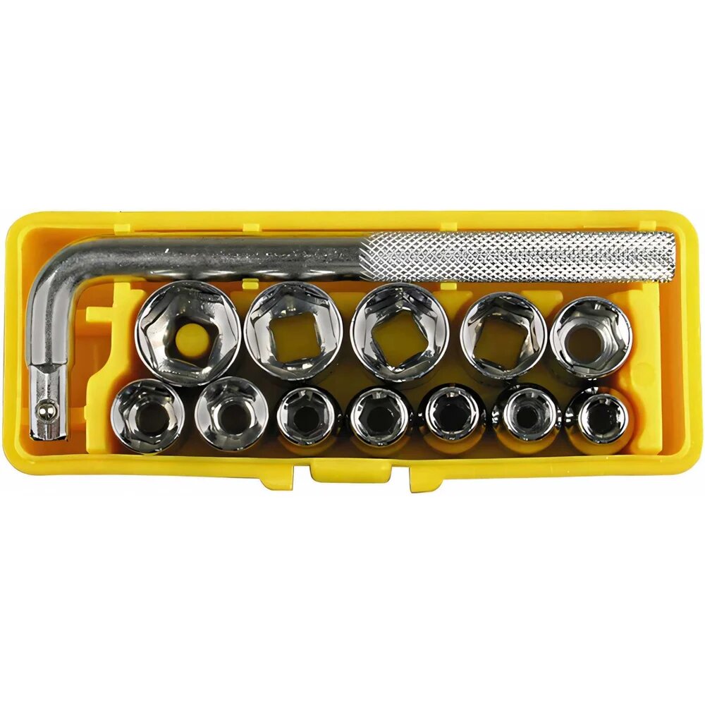 Набор торцевых головок STAYER MASTER POCKET 2-26089-H13, 13 предметов, 6-гранные, для работы с крепежом