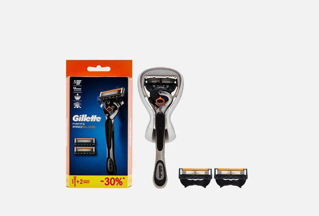 Бритва + 3 сменные кассеты Gillette ProGlide Flexball в ассортименте