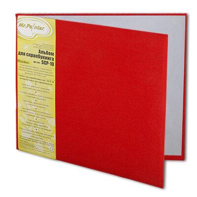 "Mr.Painter" SCP-10 Альбом для скрапбукинга 30.5 см х 30.5 см 05 Красный