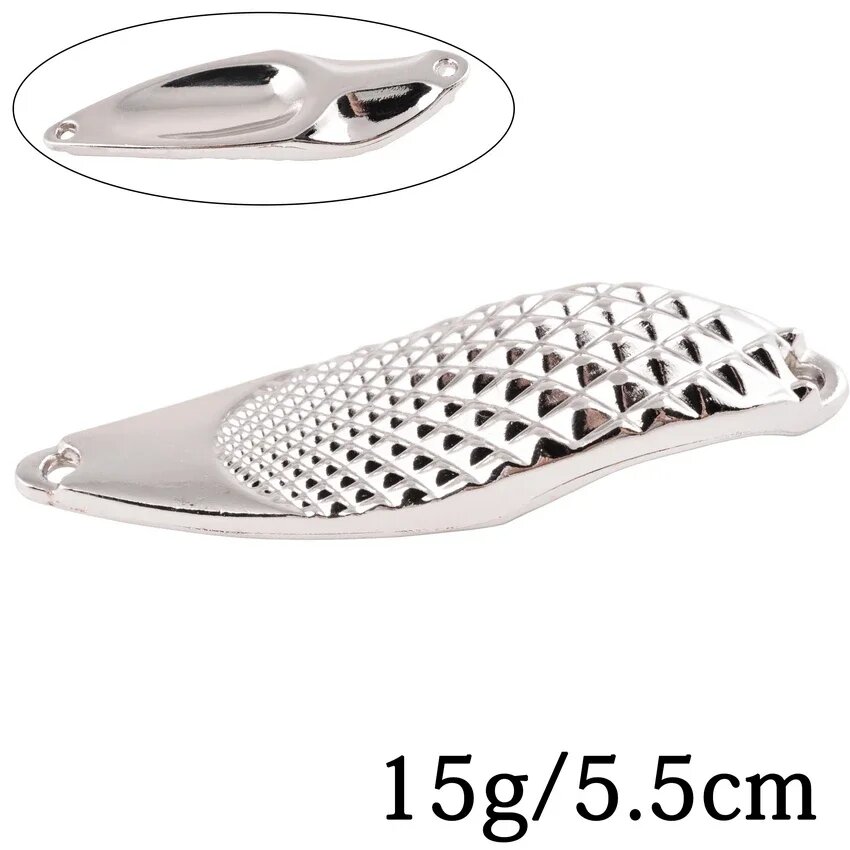 Металлическая блесна VIB 3-20г Silver-15g-no hook