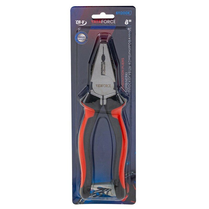 Плоскогубцы комбинированные 8" (200мм) в блистере