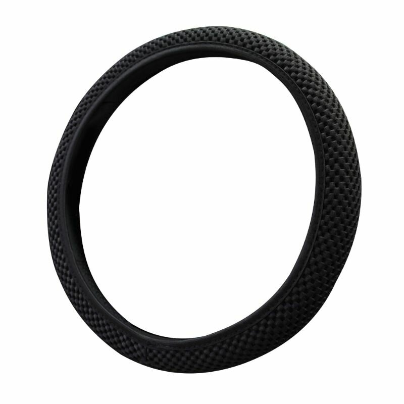 Чехол на руль из микрофибры 37-39 см, Черный