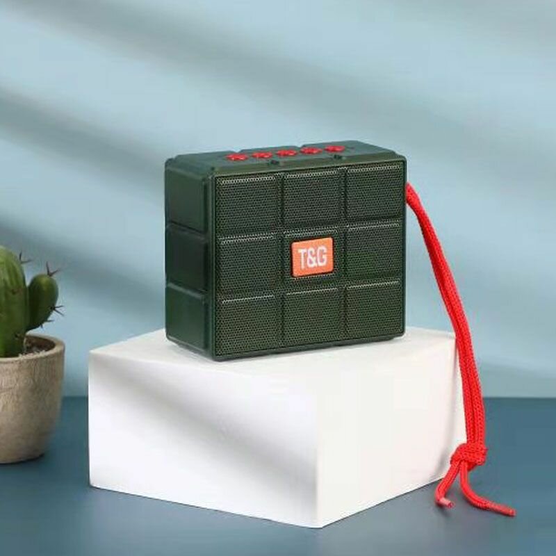 TG 311 Портативная беспроводная колонка с Bluetooth-поддержкой, TWS Интерконнект Беспроводная акустика, c Несколько режимов мигания светодиодных ламп