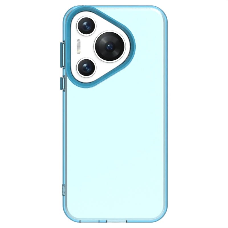 Матовый прозрачный чехол для Huawei Pura 70, силиконовый матовый простой For Pura 70, Синий, Blue