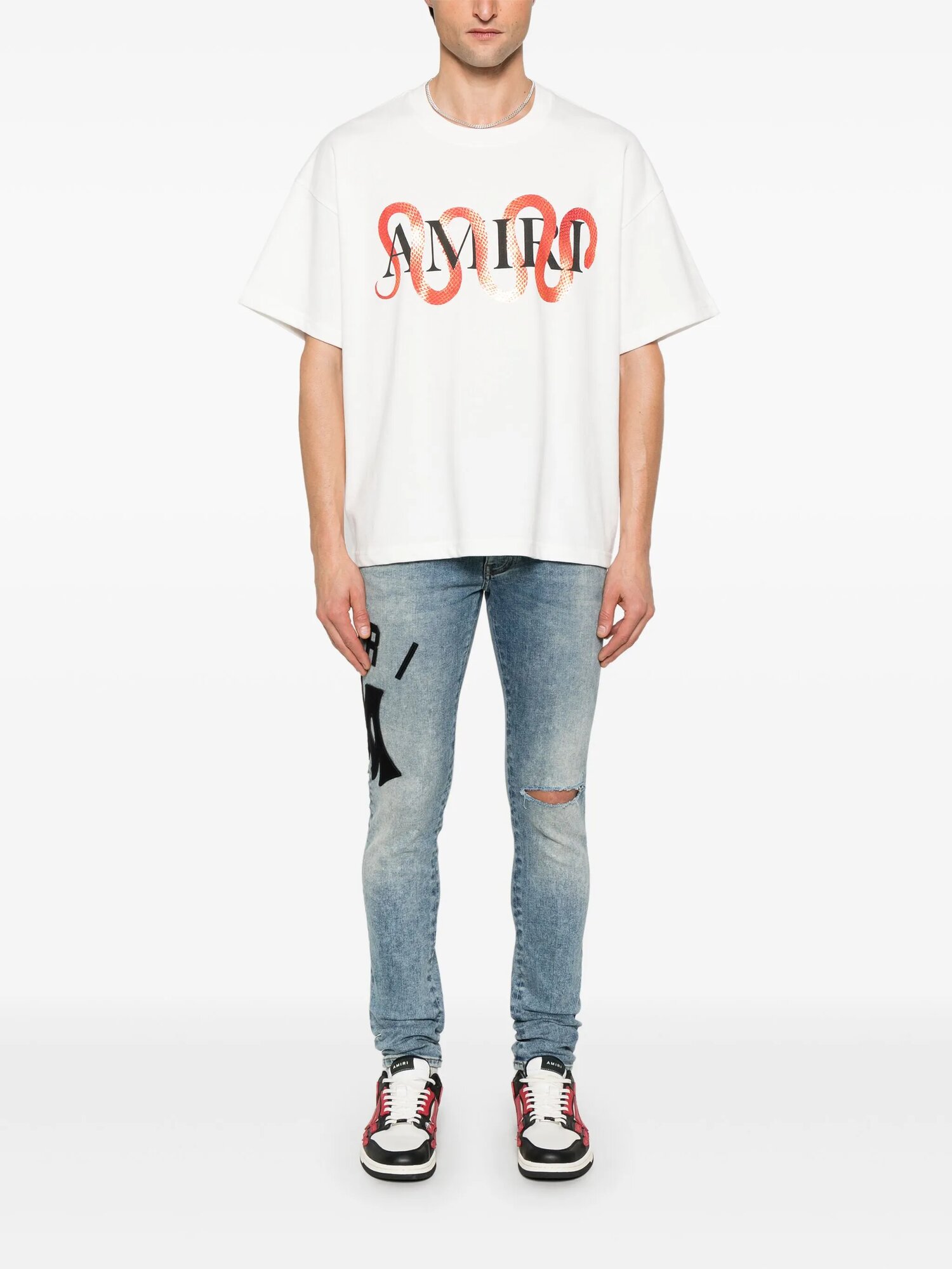 Футболка AMIRI Snake, размер 50 — фото 1