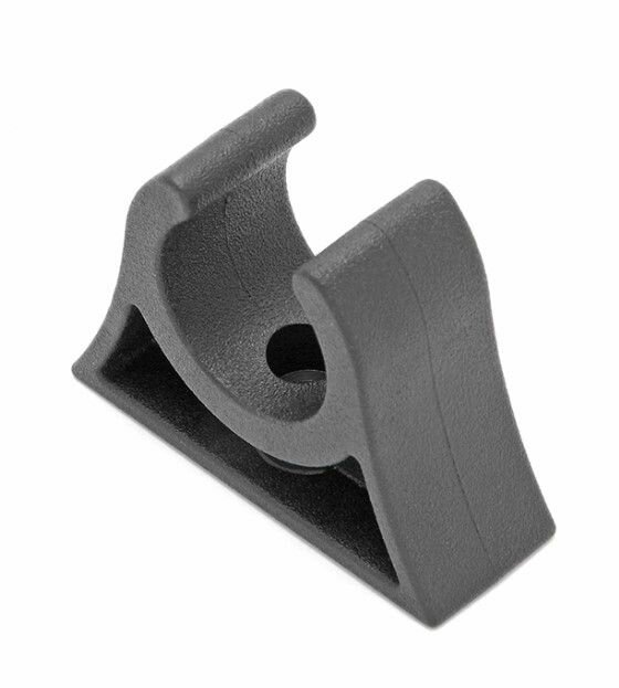 Клипса Osculati для крепления весел, багров 25/26мм, черный пластик