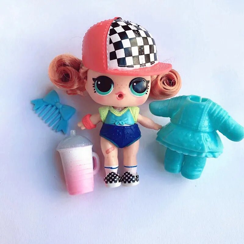 Lols Bhaddie кукла серия 5 меняет цвет 8 см 1 red color set