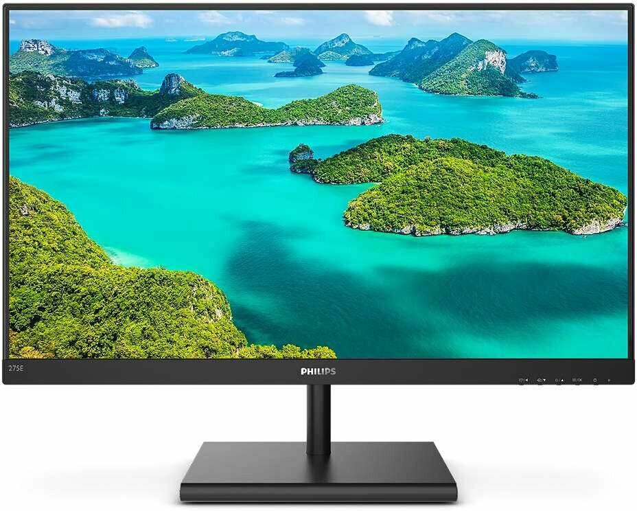 Монитор Philips 27" 275E1S черный IPS LED 16:9 HDMI матовая