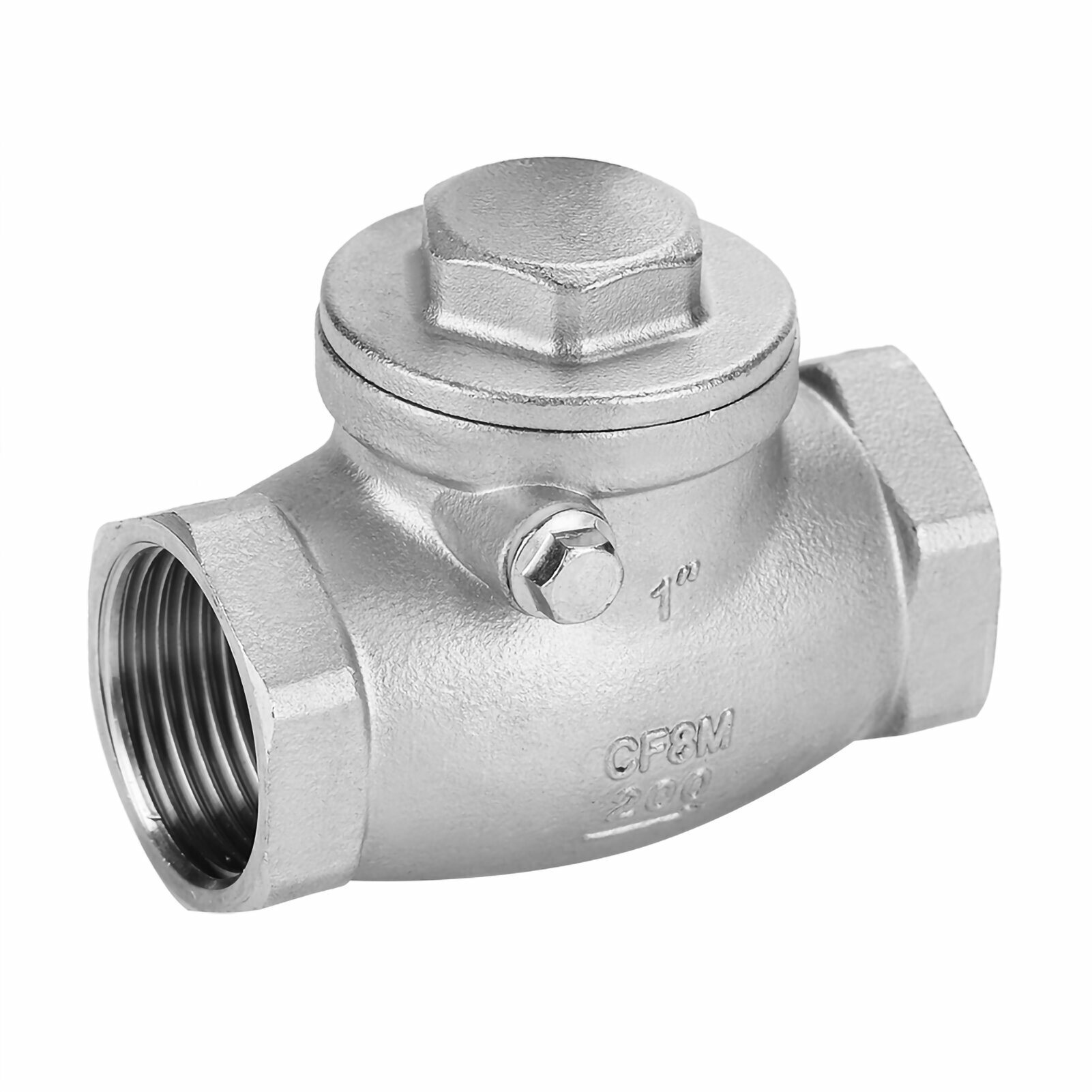Обратный клапан DN25 (1"), нержавейка, внутренняя резьба, 200 PSI.