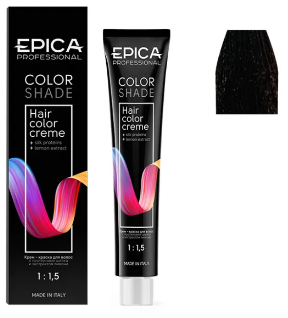 EPICA PROFESSIONAL Colorshade Крем-краска 5.4 светлый шатен медный, 100 мл.