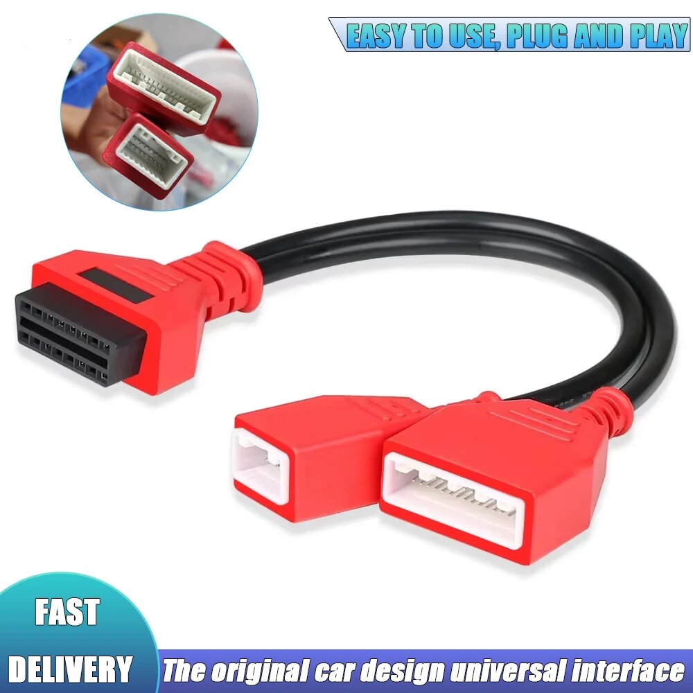 Адаптер шлюза для Nissan/Renault/Dacia Nissan 16 + 32 Sylphy OBD2, 16-контактный кабель, ключ для добавления, шлюз безопасности с паролем не требуется
