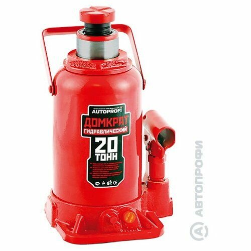DG-20_домкрат бутылочный гидравл, 20 тонн, защита от перегруза, высота 235-440мм Autoprofi dg20