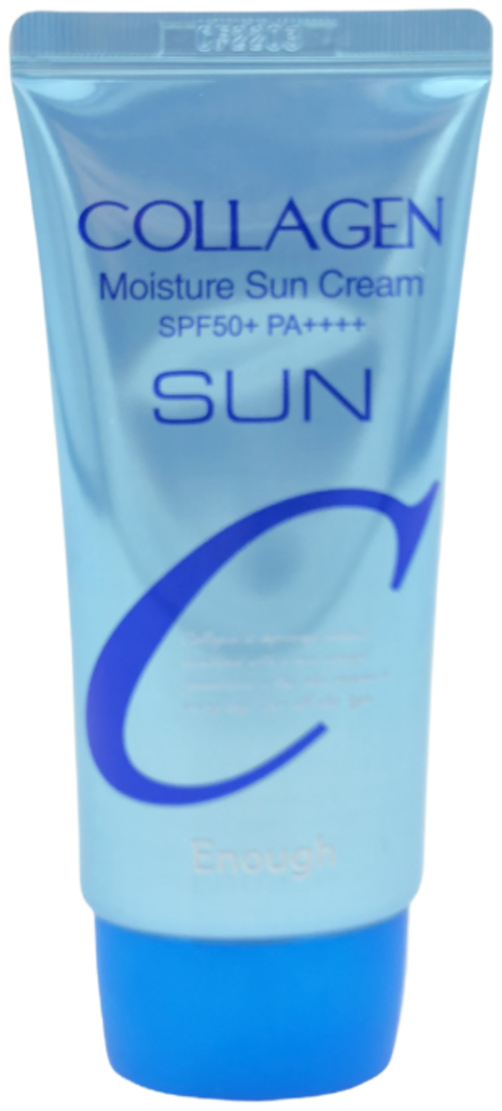 Enough Крем солнцезащитный увлажняющий с коллагеном - Collagen sun cream SPF50+/PA++++, 50г
