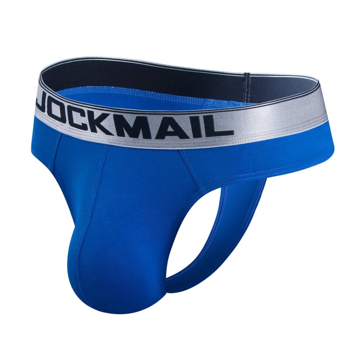 Мужские стринги JOCKMAIL синие, размер M, JM343 Blue