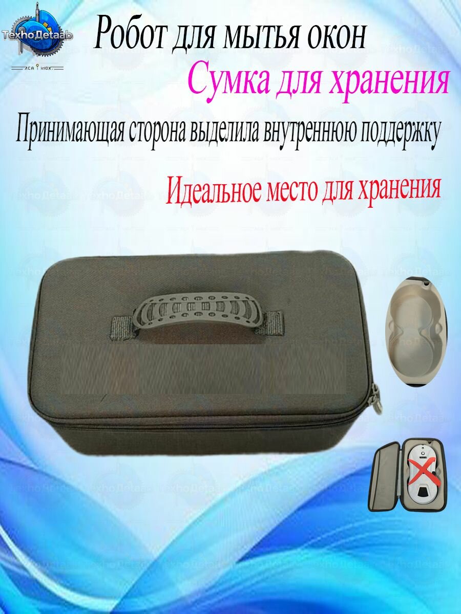 Кейс для хранения, для робота-мойщика, водонепроницаемый, EVA, 33 см