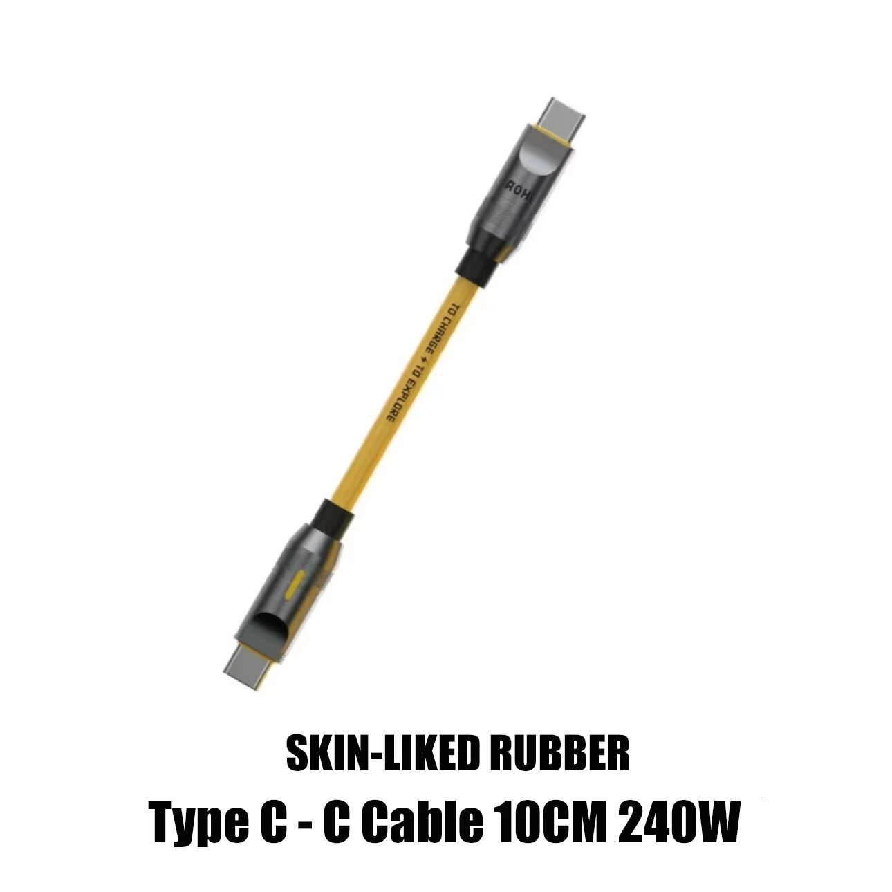 AOHI- кабель питания для iPhone MacBook, кабель для передачи данных, USB Type C, PD3.1, 240 Вт, 2,6 м, Type C - C, Другой