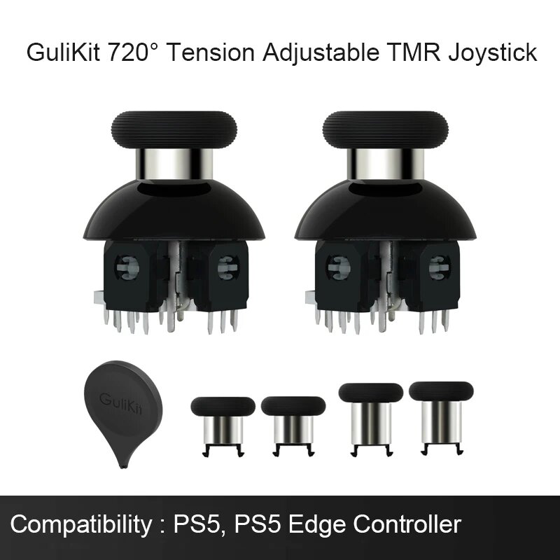 GuliKit 720° TMR Джойстик для геймпадов 5 Pairs, For PS5 Controller