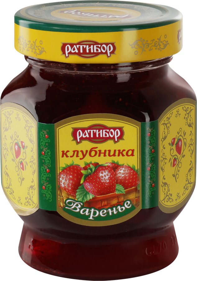 Варенье ратибор Клубника, 360г